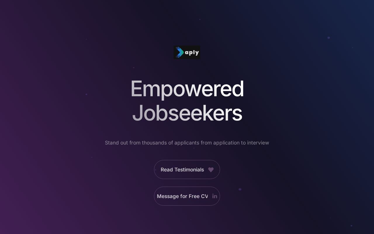 Aply - Empowered Jobseekers